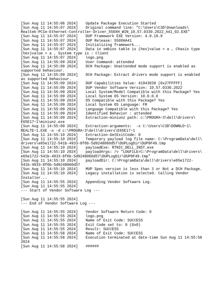 Realtek-PCIe-Ethernet-Controller-Driver 550XH WIN 10.57.0330.2022 A41 02 | PDF | Software ...