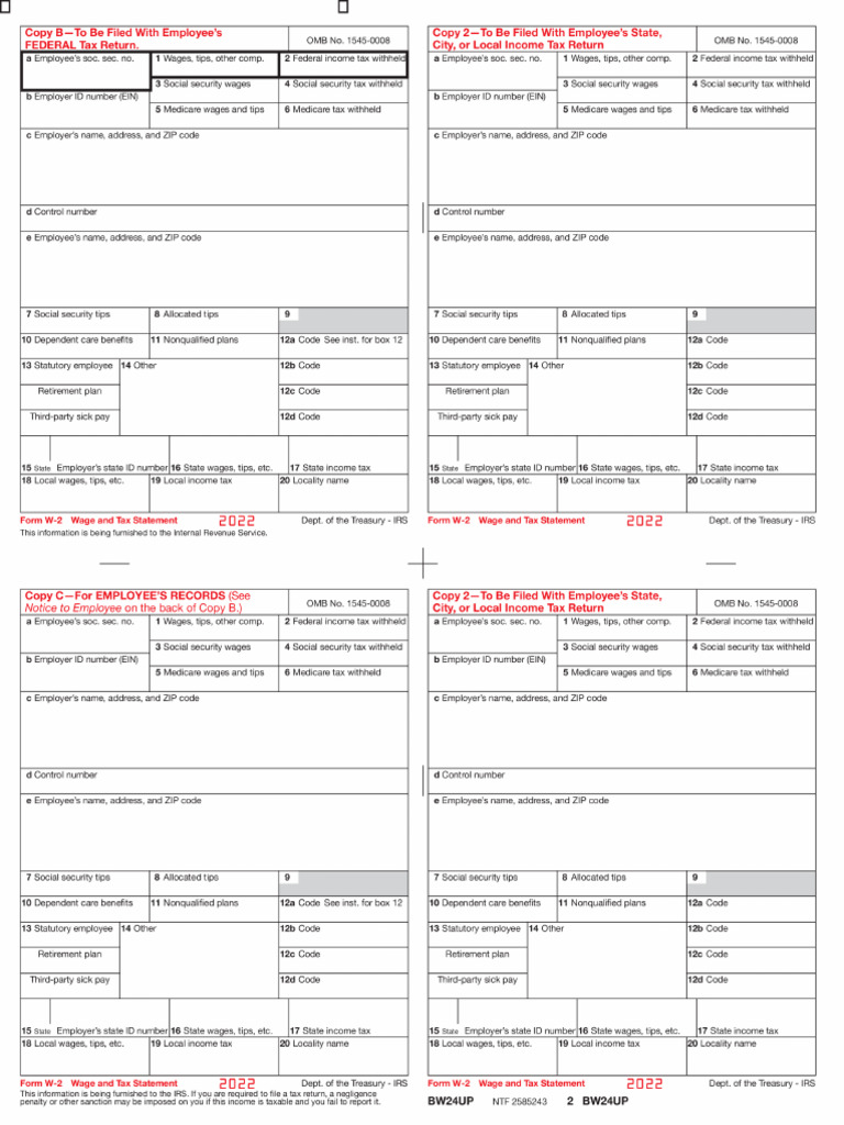 W-2 Form 2022 Suliveras Gomez 2023 02 19 21 06 30 - 0800 W-2 ESS | PDF