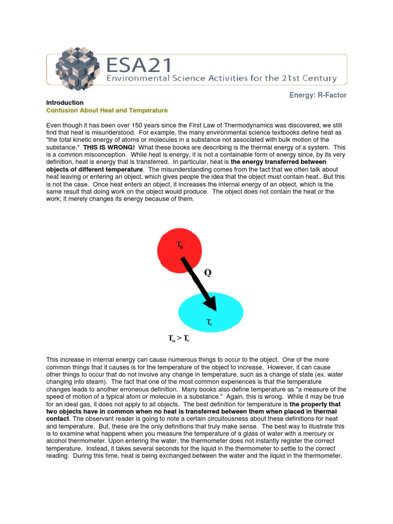 Rfactor Calculation Instructions | PDF | Thermometer | Heat