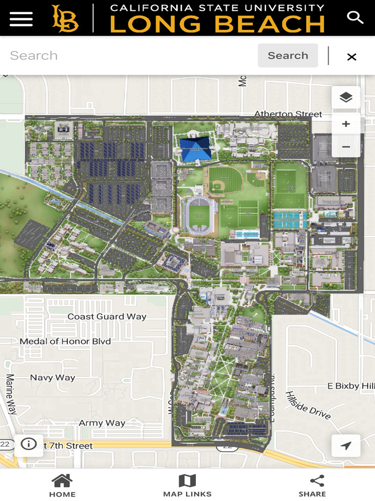 California State University - Long Beach Map | PDF