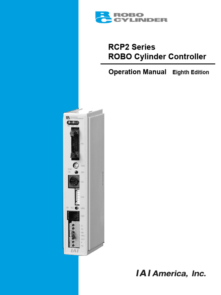 RCP2 Controller Manual v4 | PDF | Parameter (Computer Programming) | Power Supply