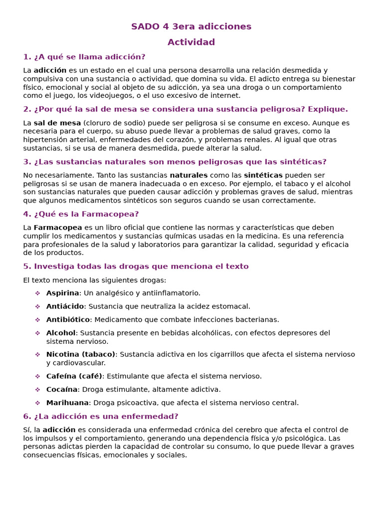 SADO Adicciones | PDF | Drogas | Especialidades Medicas
