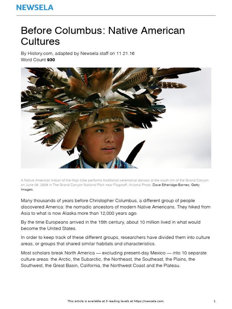 Native American Cultures Before Columbus | PDF | Southwestern United ...
