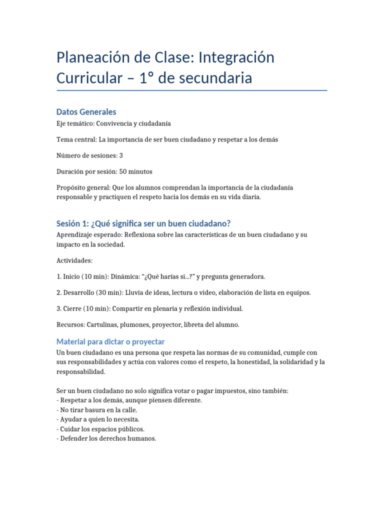 Dibujo y Ciudadanía en Secundaria | PDF | Ciudadanía