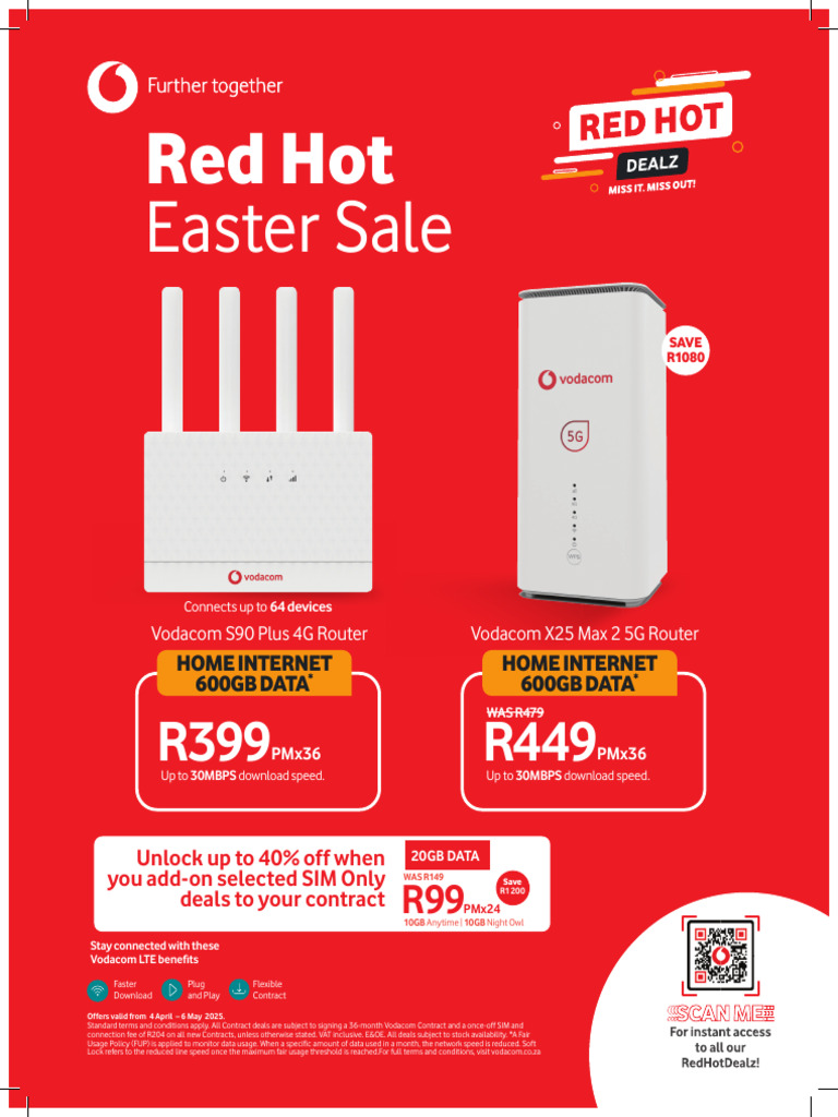 Vodacom April-May 2025 Promotions | PDF | Consumer Electronics ...