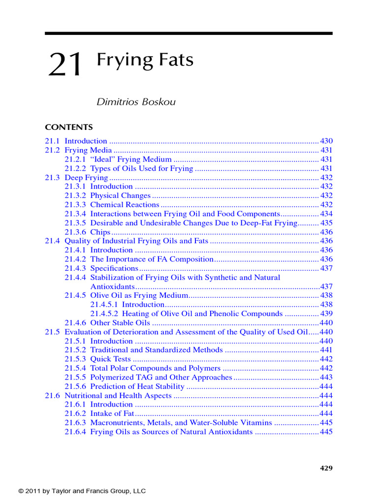 Essential Guide to Frying Fats | PDF | Vegetable Oil | Fat