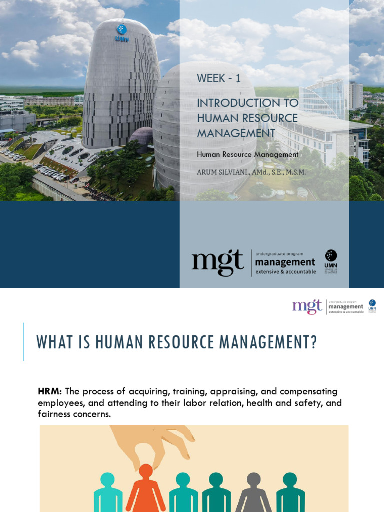 Introduction to Human Resource Management | PDF | Human Resource ...