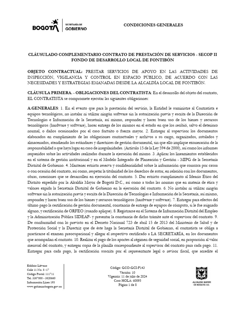 Documento Complementario | PDF | Póliza de seguros