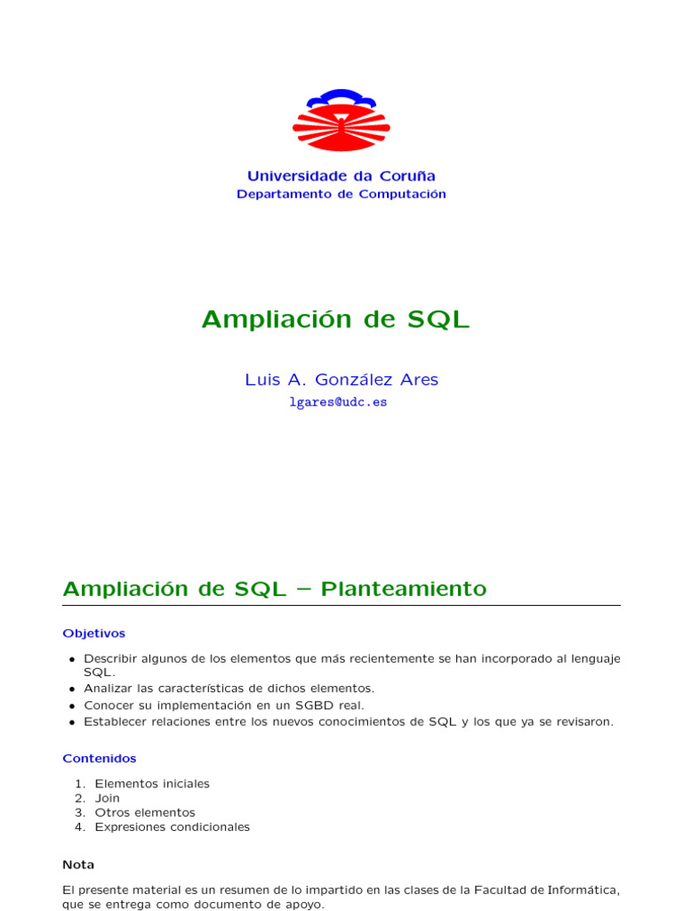 Ampliacion de sql2003 | PDF | SQL | Datos