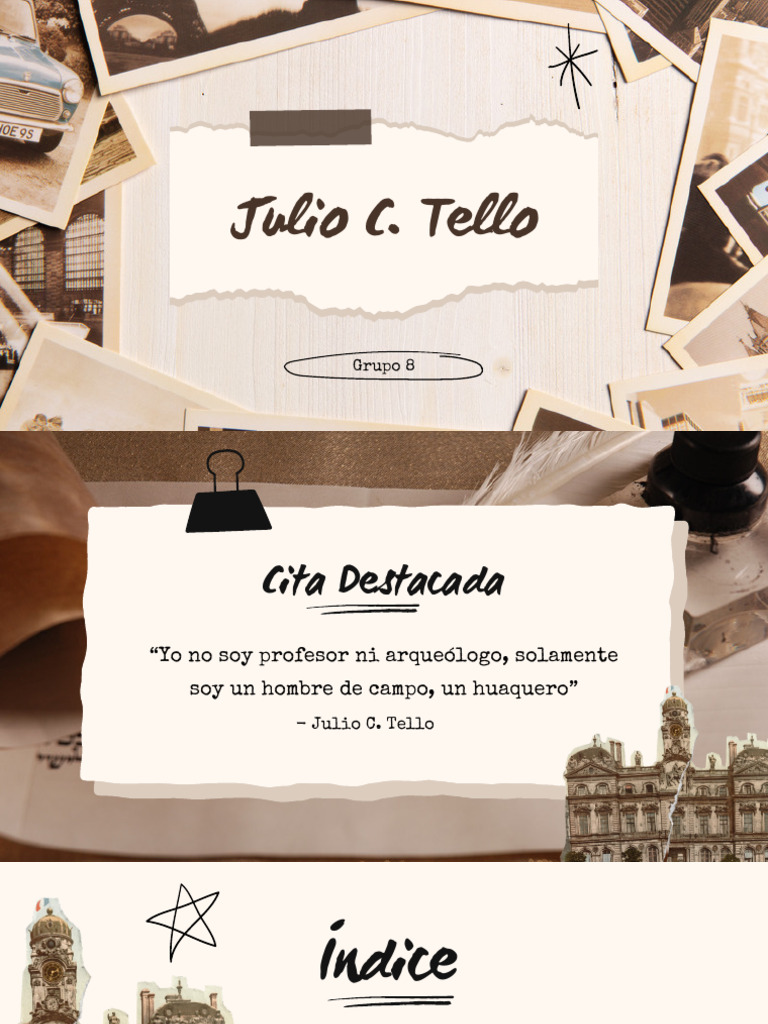 Julio Cesar Tello Infografia | PDF