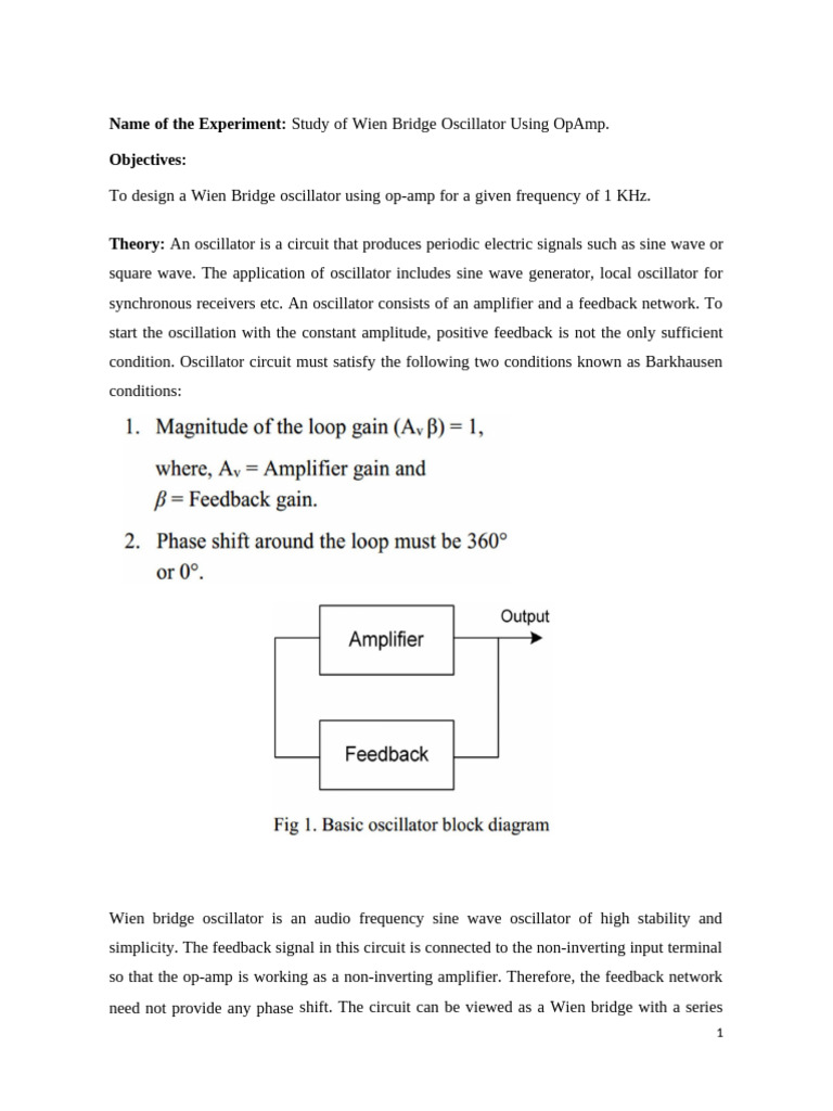 Sessional Report - ECE 2204 - 4 | PDF | Electronic Oscillator | Operational Amplifier