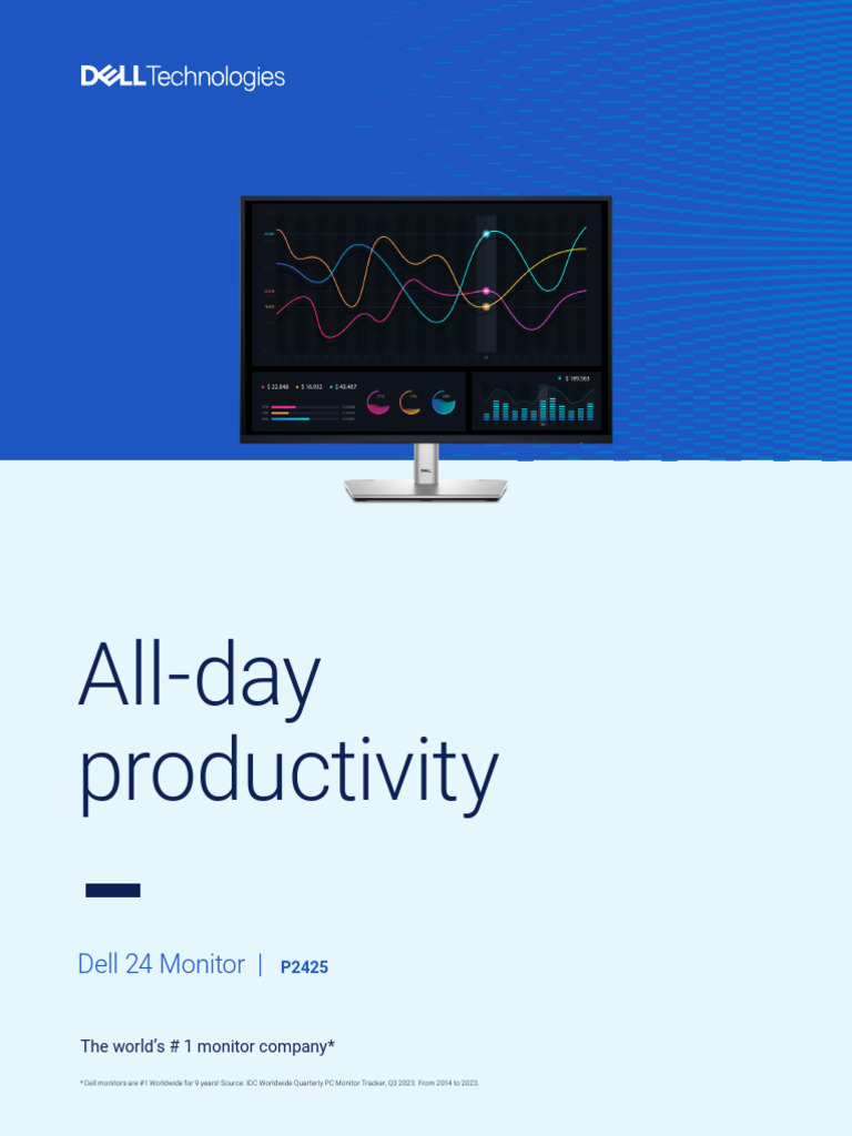 Dell 24 Monitor p2425 Datasheet | PDF | Computer Monitor | Recycling