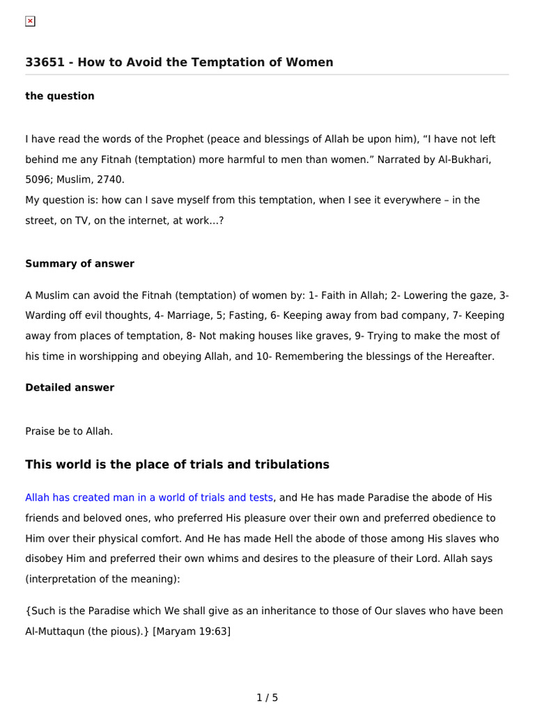 Can We Greet Non Mahrams With Salam | PDF | God In Islam | Islamic ...