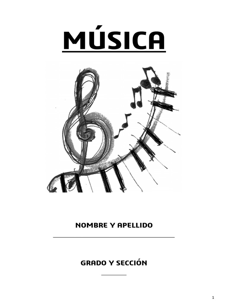 Cuadernillo Primero 2025 | PDF | Clave | Sonido