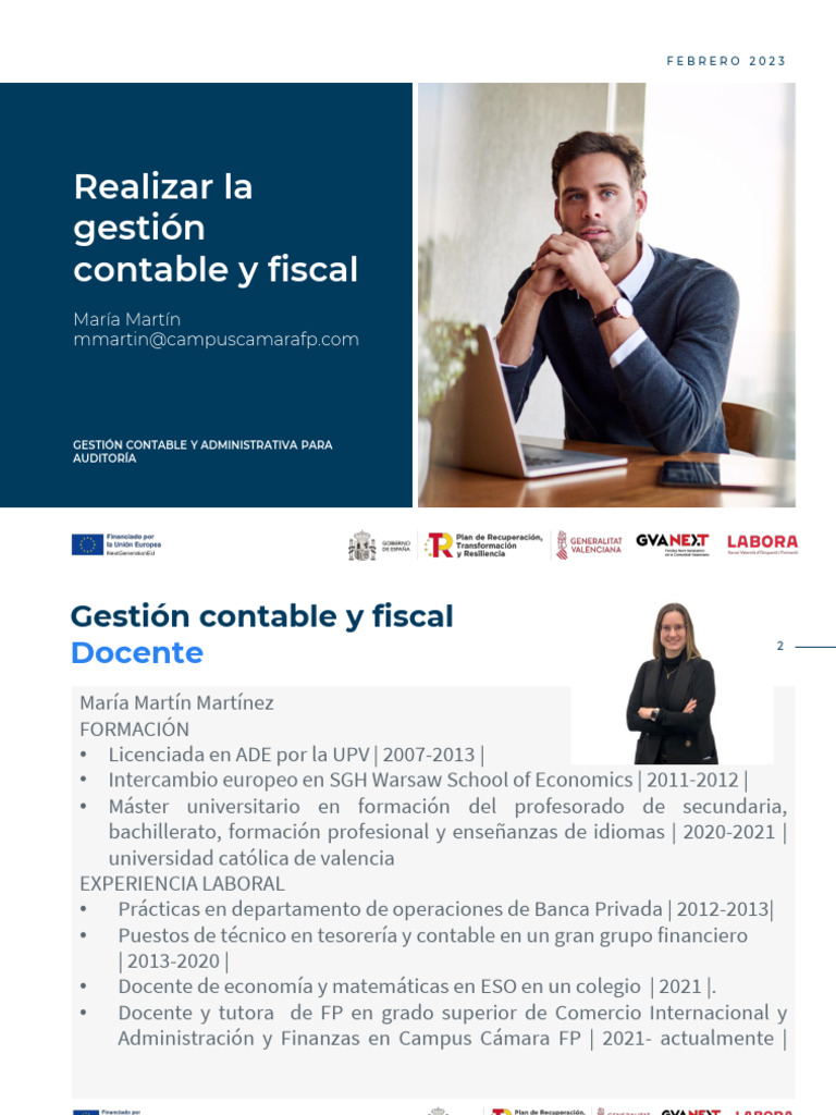 Contabilidad Unidad9 | PDF | Contador | Maestros