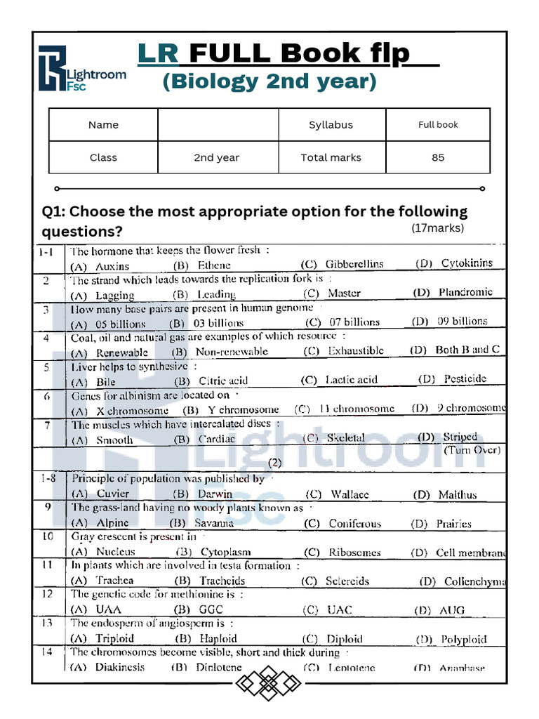 LR Full Book FLP (2nd Year Biology) 03174715915 - 20250304 - 192736 ...