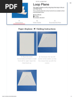 Fast Glider Paper Airplane Guide | PDF | Airplane | Aircraft