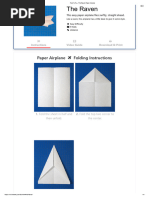 Fold 'N Fly Fast Hawk Paper Airplane | PDF | Airplane | Transport