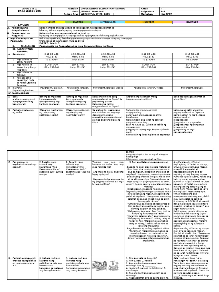 Q4-ESP-WEEK-1 (1) | PDF
