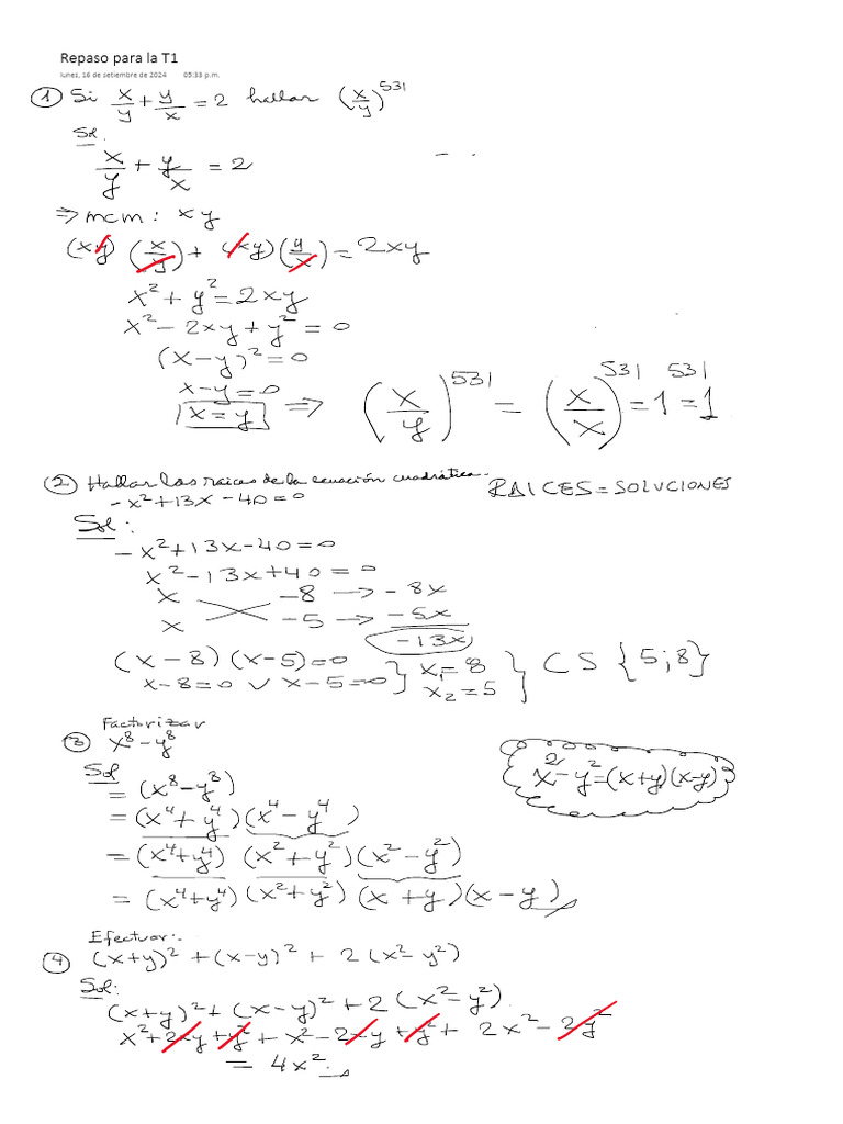 Repaso para La T1 | PDF