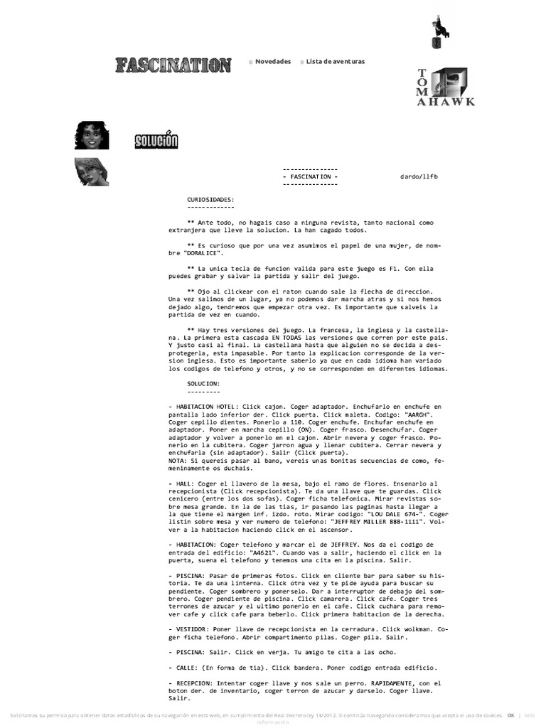 Fascination - Solucion | PDF
