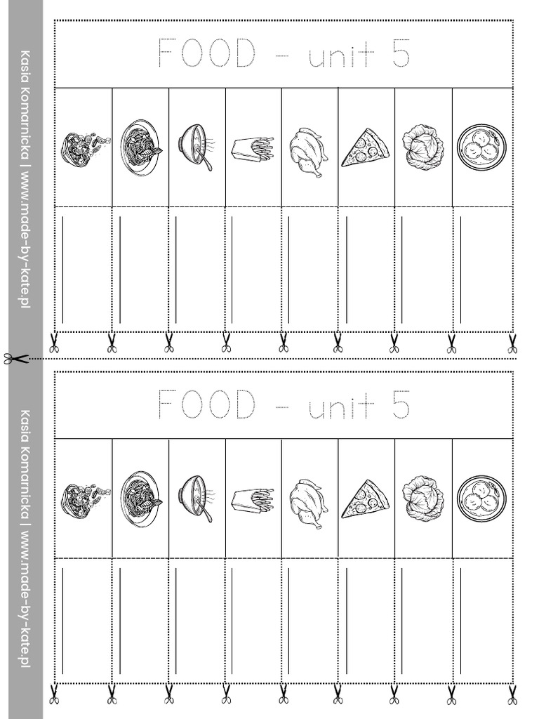 Menu Food Restaurant 5kl LAPBOOK - BT 2 - Unit 5 | PDF