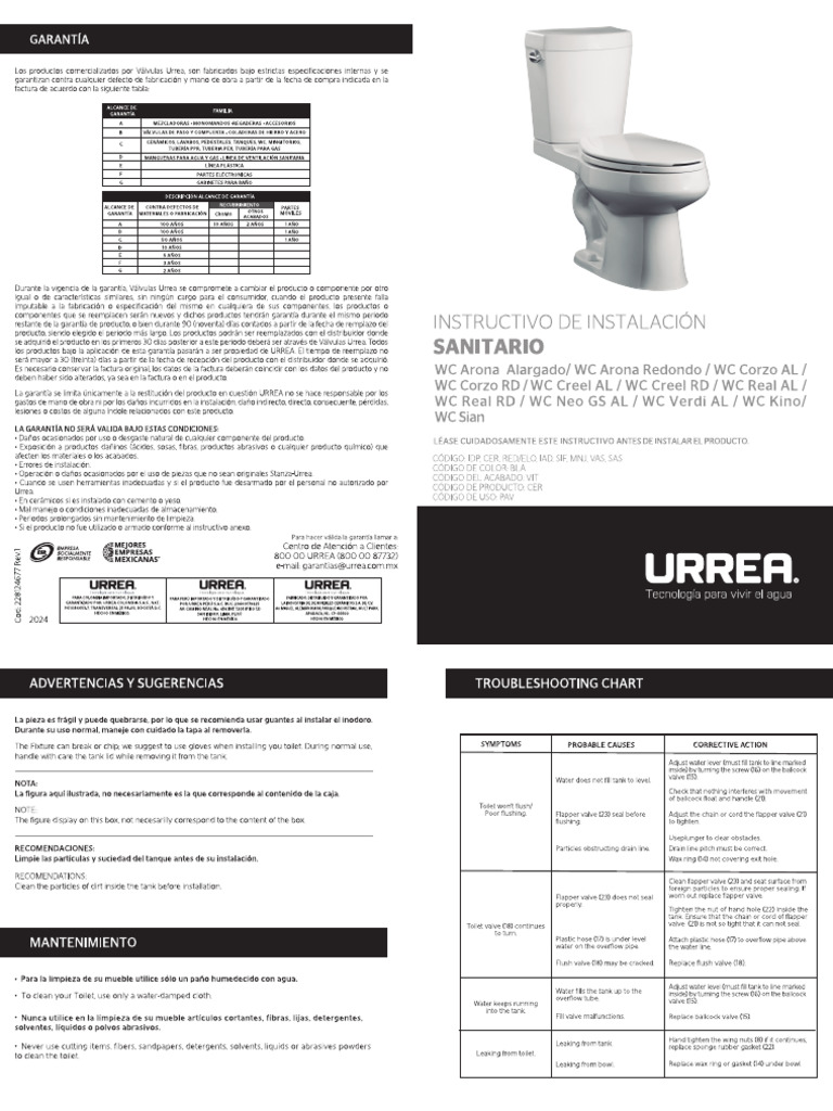 Cod. 228124677 (Instructivo de Instalacion - Installation Instructions ...
