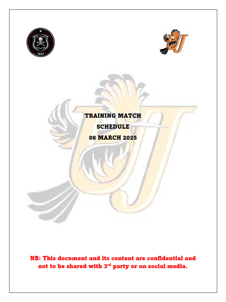 TRAINING MATCH Vs OPFC | PDF