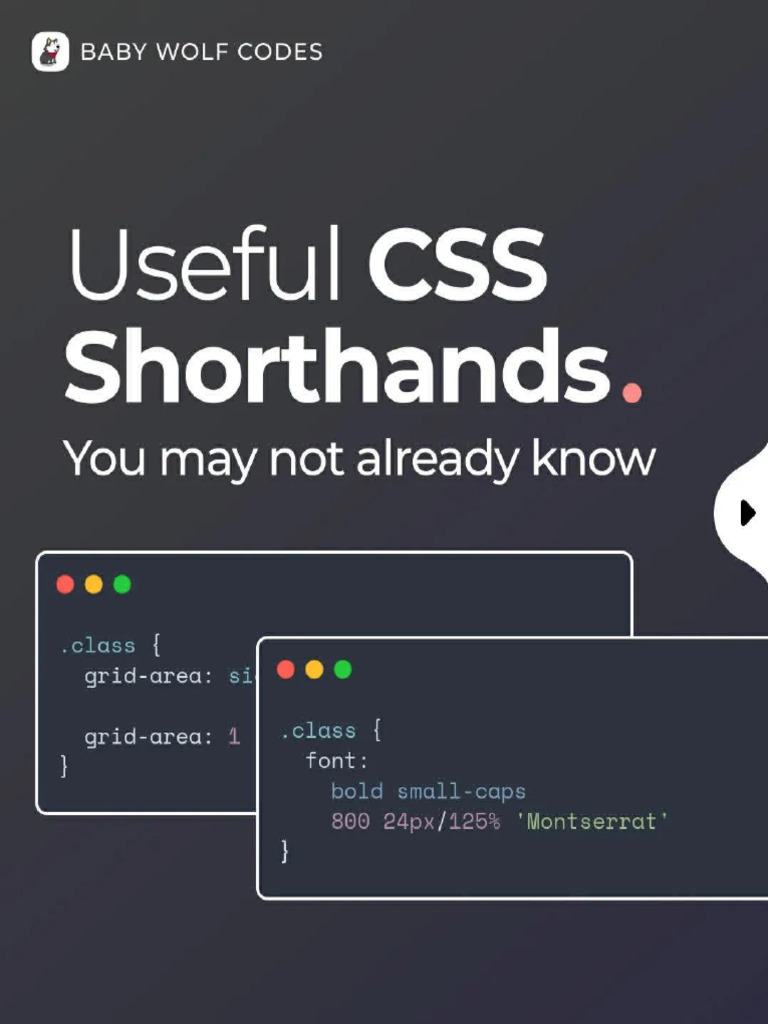 Useful CSS Shorthands ? | PDF