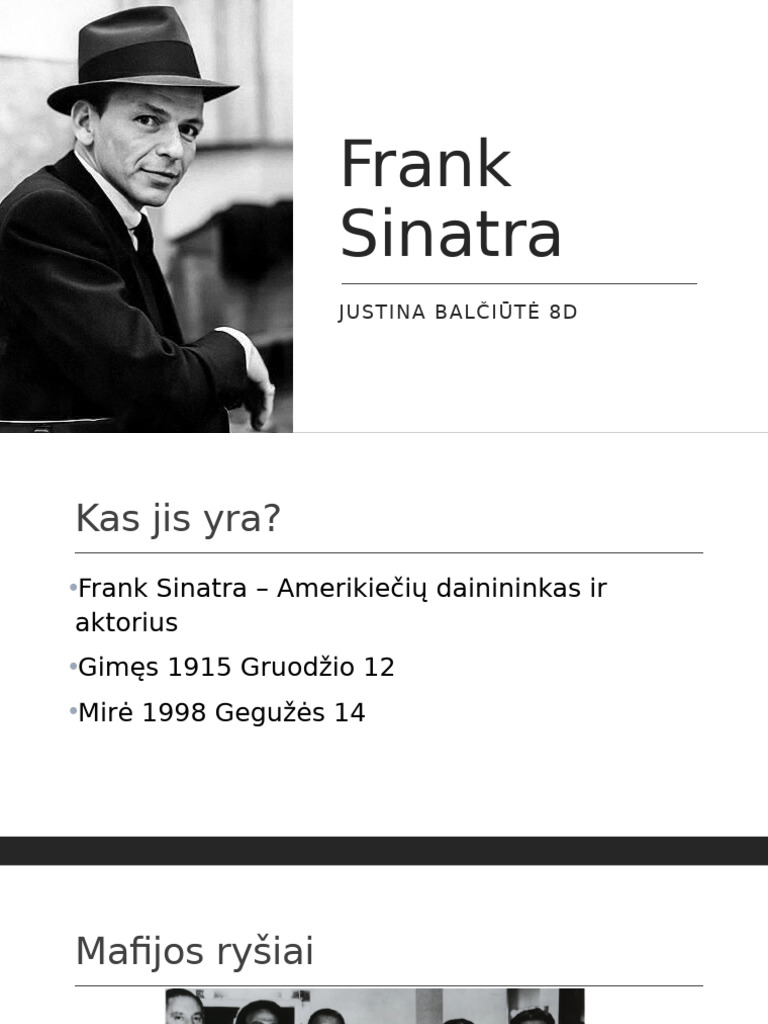 Frank Sinatra | PDF