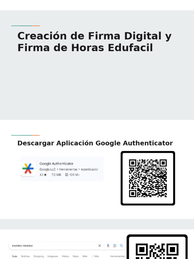 Firma Digital y Edufacil | PDF