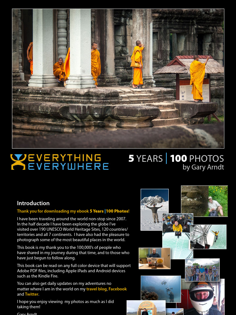 100 Photos of A Guy Who Traveled Around The World | PDF