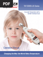 Exergen TAT-5000 Thermometer Manual | PDF | Mains Electricity | Hertz