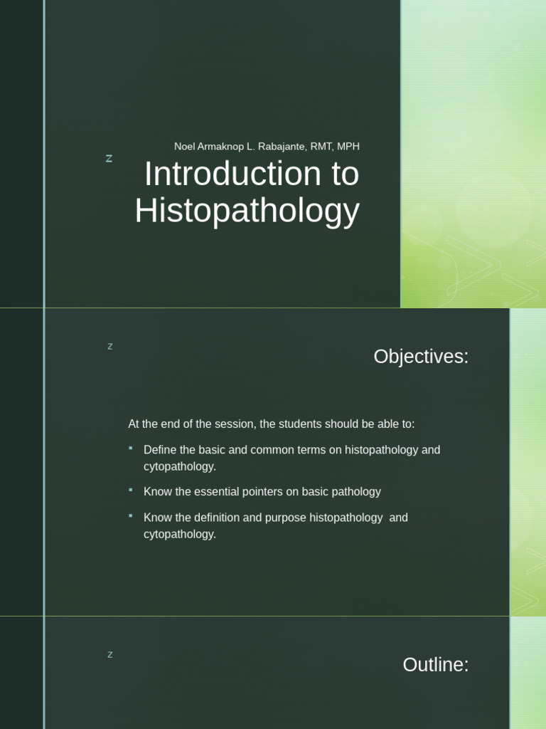 Understanding Histopathology Basics | PDF | Histopathology | Pathology