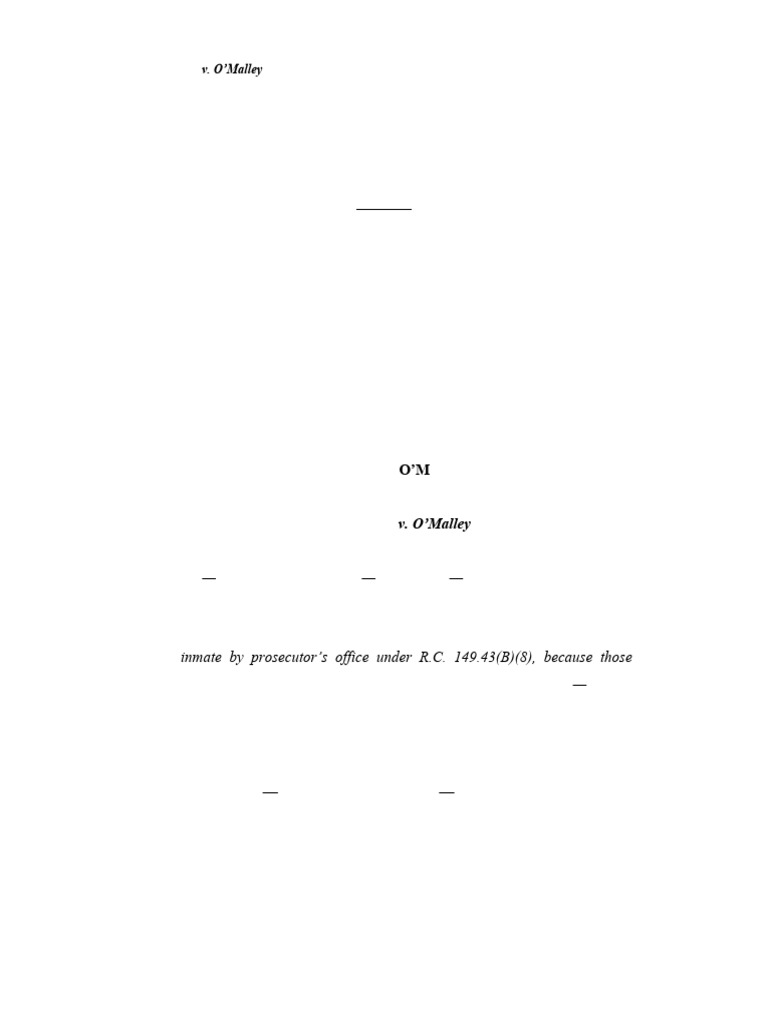 State Ex Rel. Ware v. Omalley | PDF | Prosecutor | Burden Of Proof (Law)