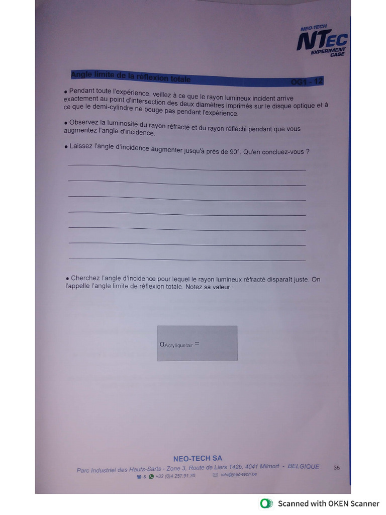 Experiment Protocol | PDF