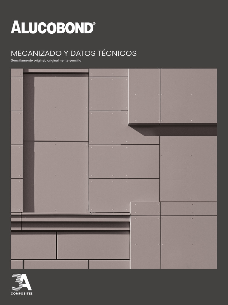 Guía de Mecanizado y Manejo de ALUCOBOND® | PDF | Aluminio | Procesos ...