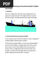 COLREGs Lights Positioning Guide | PDF | Mast (Sailing) | Color