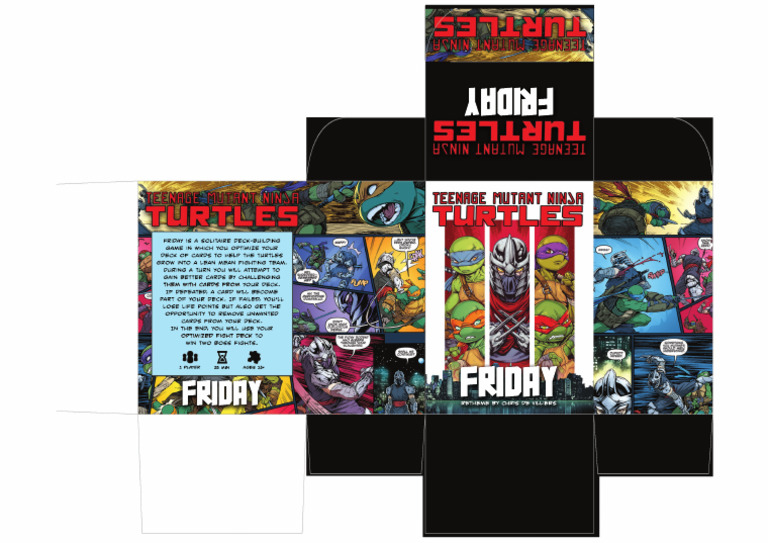 TMNT Friday Tuckbox | PDF