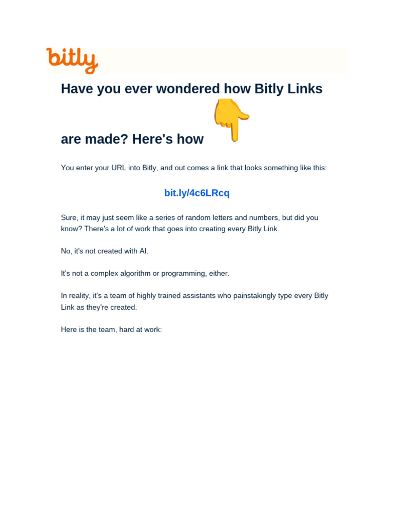 Have You Ever Wondered How Bitly Links Are Made? | PDF