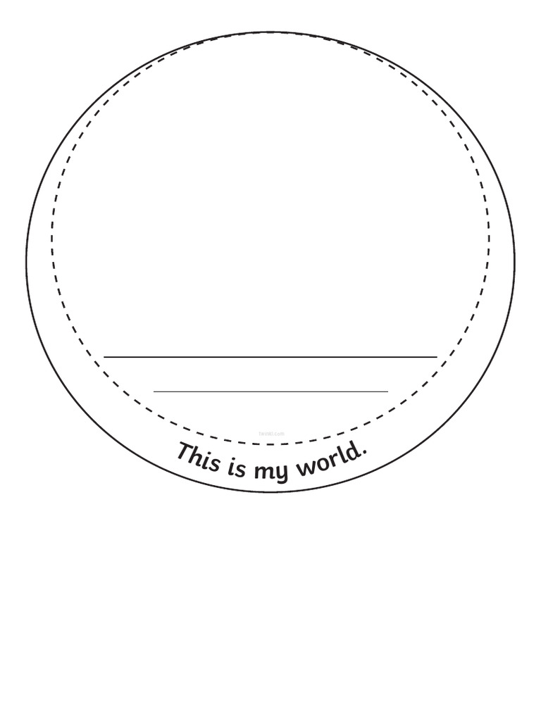 This Is My World Template | PDF