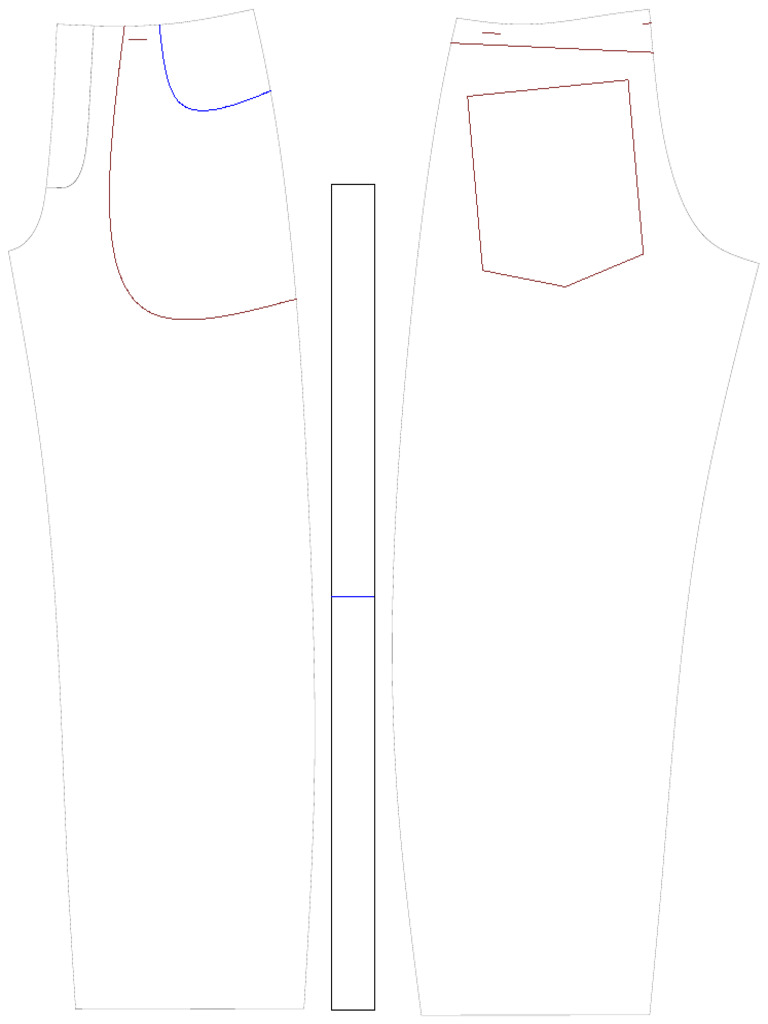 Baggy Jeans Pattern Print | PDF