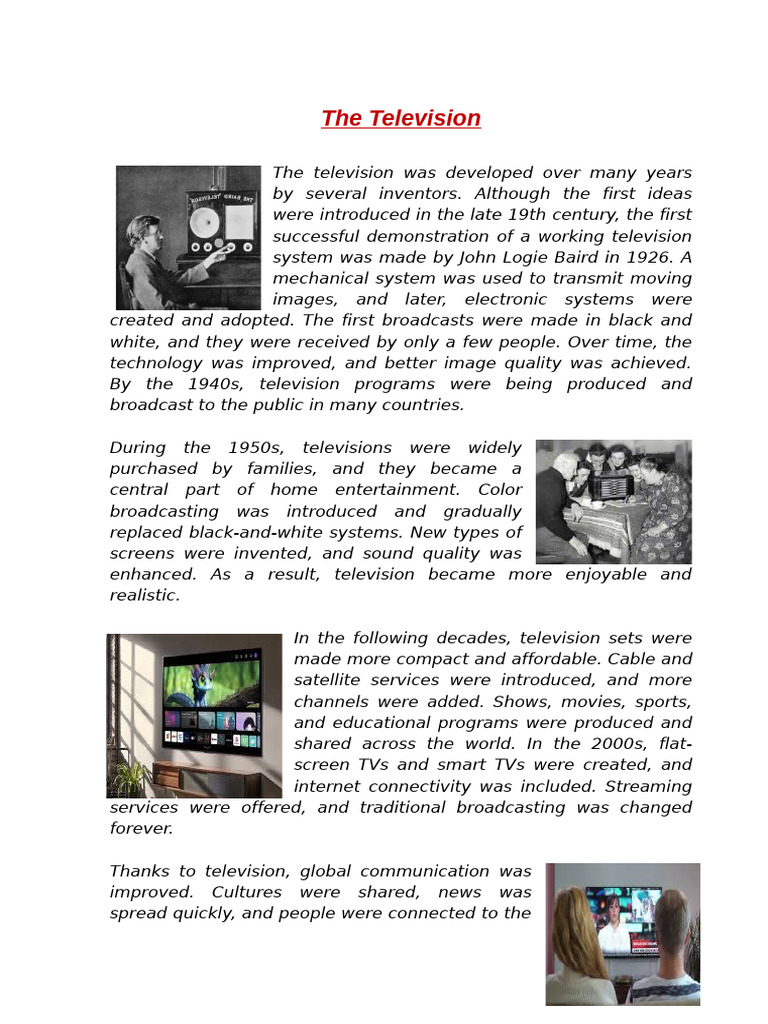 The Television | PDF