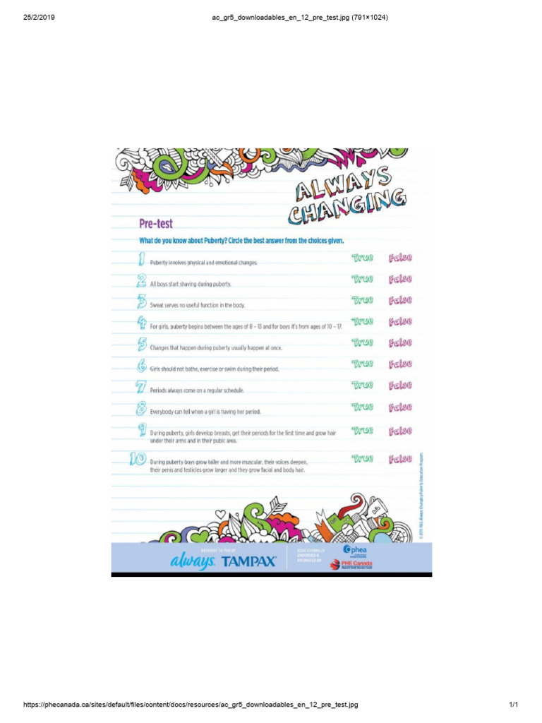 Ac gr5 Downloadables en 12 Pre Test | PDF