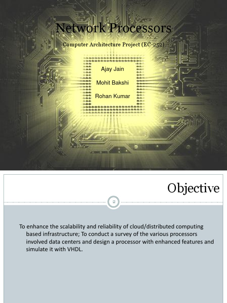 Network Processors: Computer Architecture Project (EC-252) | PDF | Multi Core Processor ...