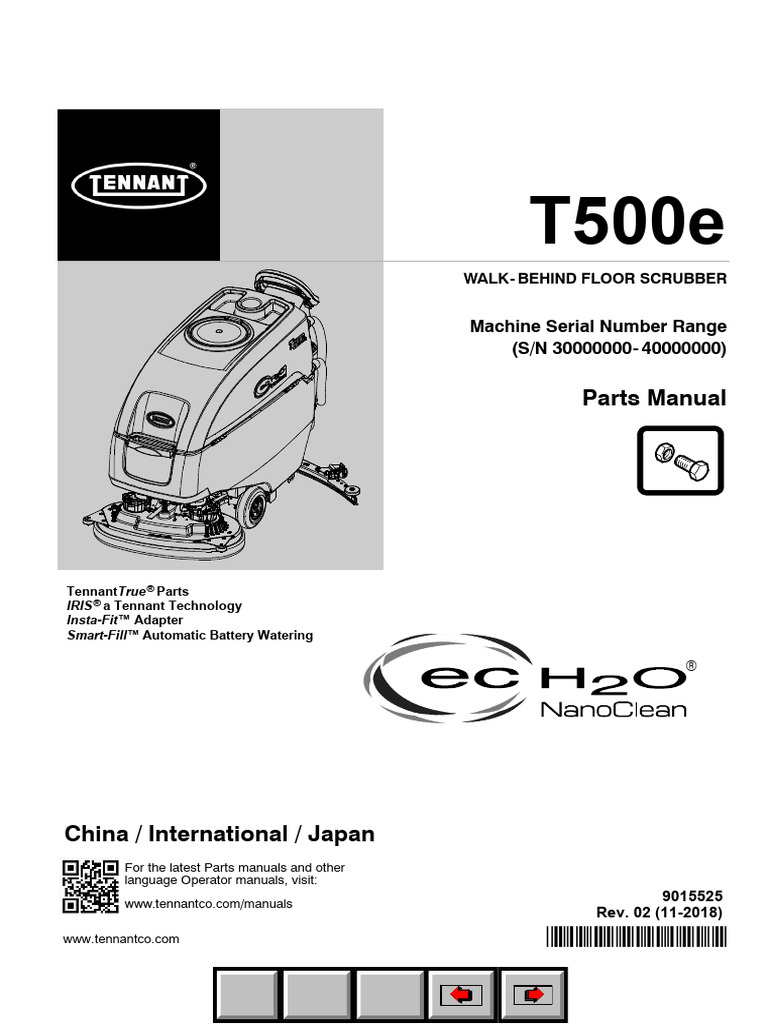 T500e Parts Manual Overview | PDF