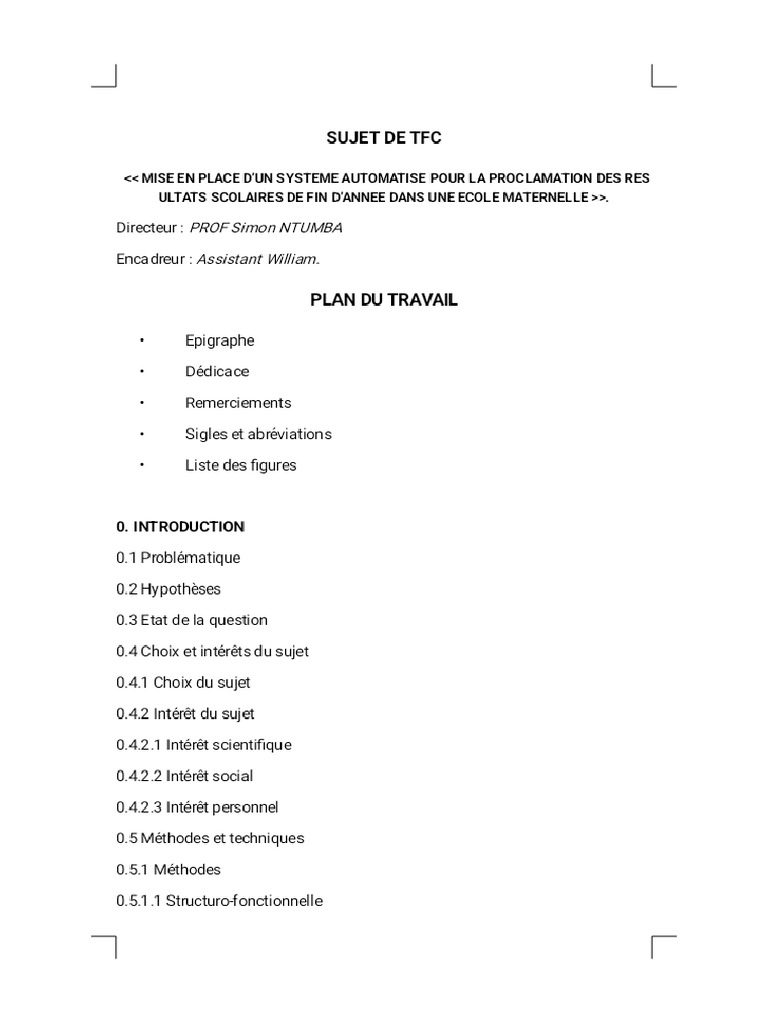 PLAN TFC Sarah - Phoenix | PDF