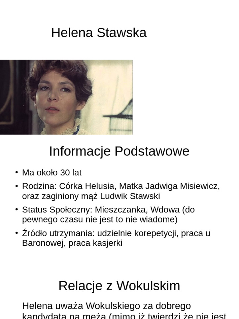 Prezentajca Helna Stawska | PDF