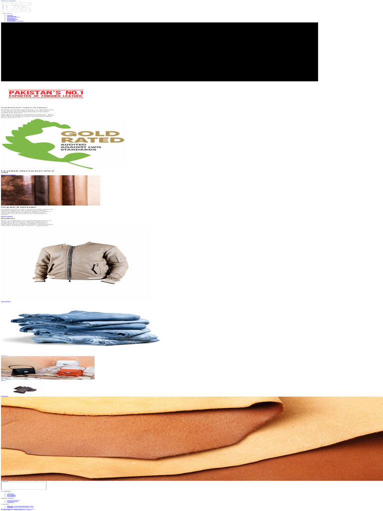 HSA Leather - Gold Rated LWG Tannery in Pakistan 2 | PDF