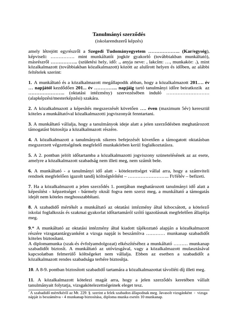 Tanulmanyi Szerz Iskrendsz 20150210 Hszi | PDF